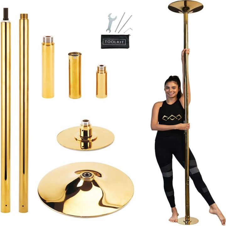 Creations Professional Dance Pole Kit - Rotating Static Portable ...