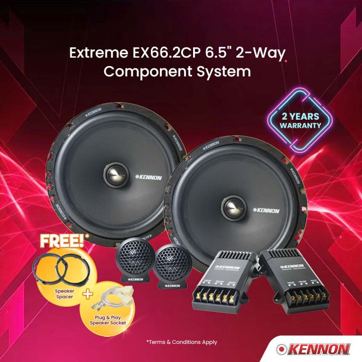 Kennon Extreme Series EX66.2CP 6.5" 2-Way Component System | Lazada