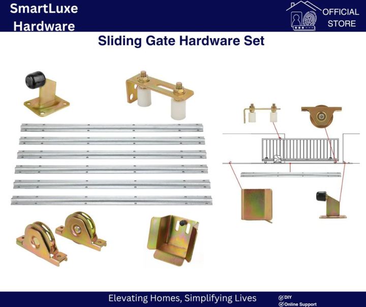 Sliding Gate Hardware Kit Set | Lazada PH
