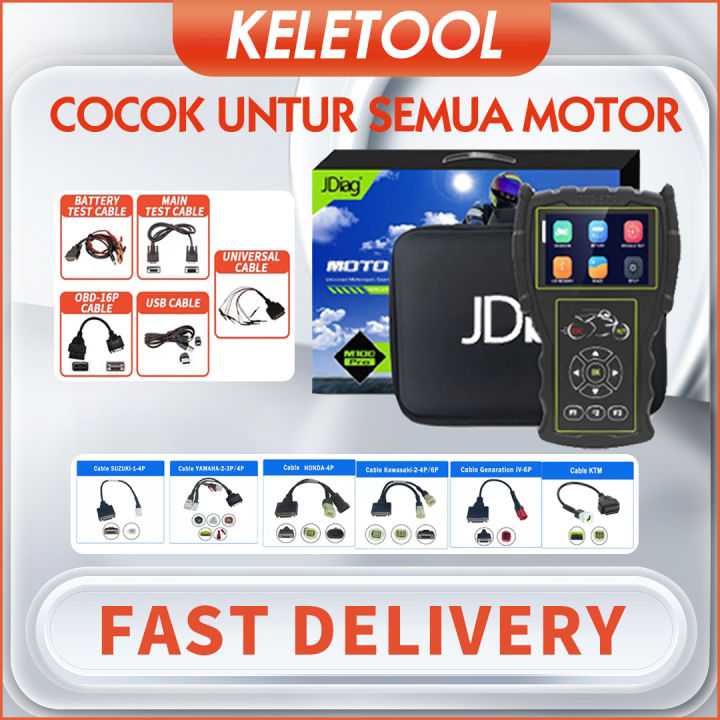 jdiag m100 pro scaner scanner motor injeksi obd2 D87 D88 Fungsi Alat ...