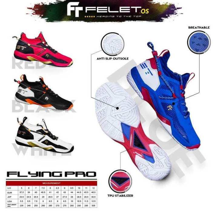 FELET BADMINTON SHOES FLYING PRO (100% Original) | Lazada