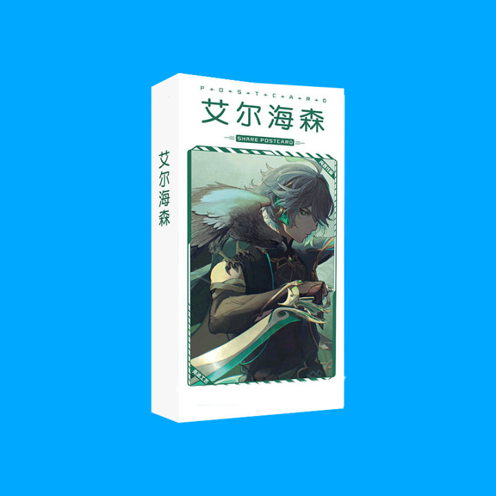 【3 random】 sheet Genshin Impact Postcard Collector Card Bookmark ...
