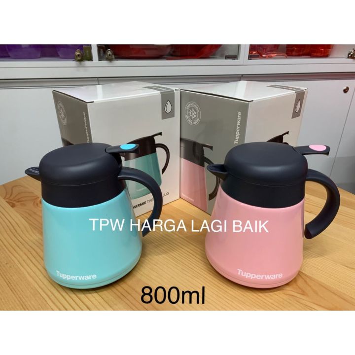Tupperware Cool Warmie Thermal Jug 800ml with Box - Pink / Blue | Lazada