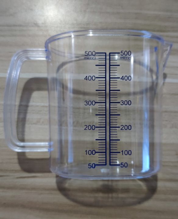 Clear Acrylic Measuring Cup 500ml (Plastic) Cooking Baking | Lazada PH