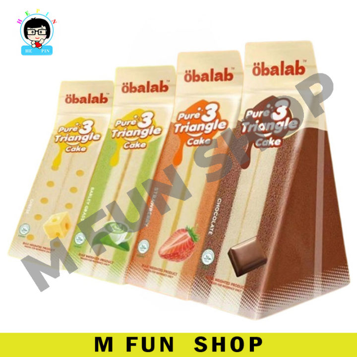 *Halal* Obalab Pure Triangle Cake Cheese / Chocolate / Strawberry ...