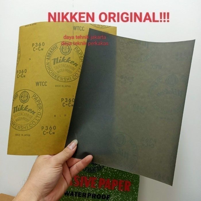 amplas nikken eceran #500 / amplas nikken waterproof Japan ORIGINAL ...