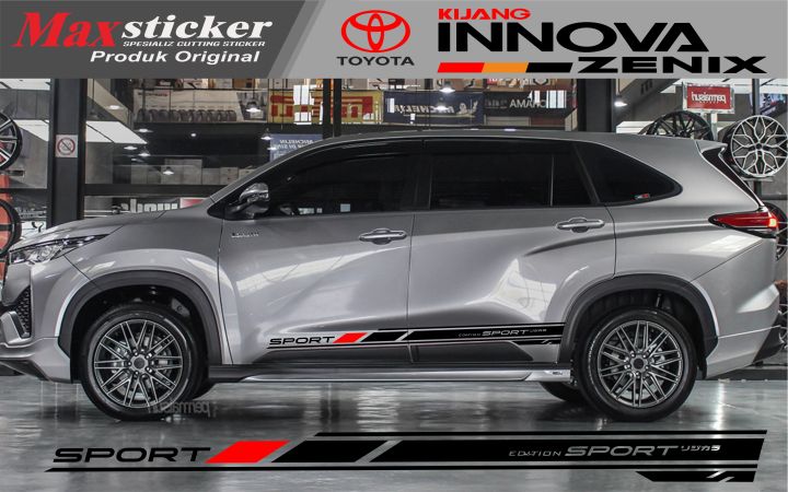 sticker toyota innova zenix simple sticker aksesoris mobil toyota ...