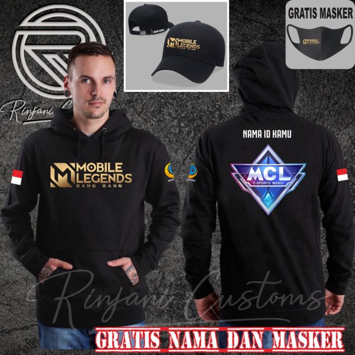 JAKET HOODIE DESAIN MOBILE LEGEND MCL .JAKET MOBILE LEGEND MCL BISA ...