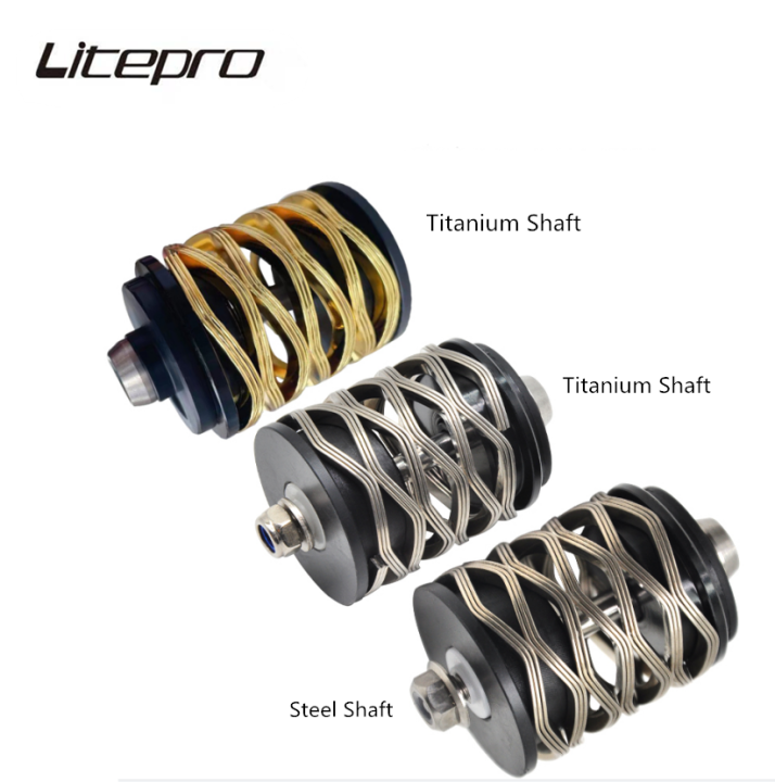 Litepro Rear Shock Steel /Titanium Axle Spring Suspension Metal Rear ...