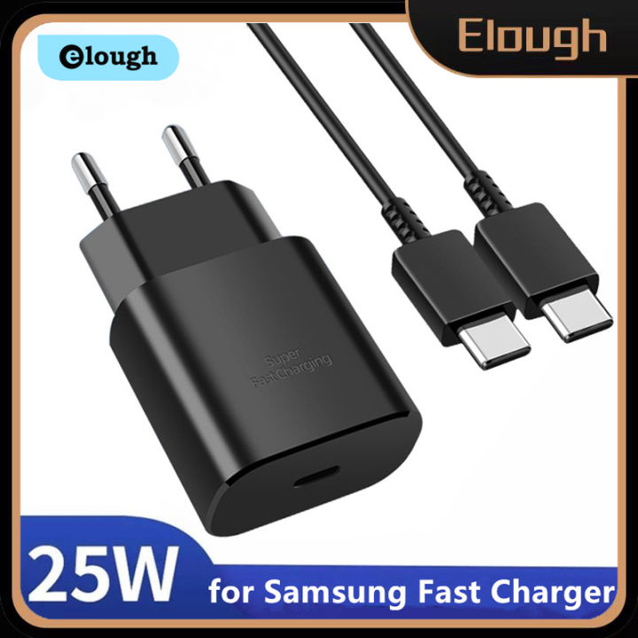 Elough 25W PD Charger Usb Type C Cargador For Samsung Galaxy S22 S21 ...