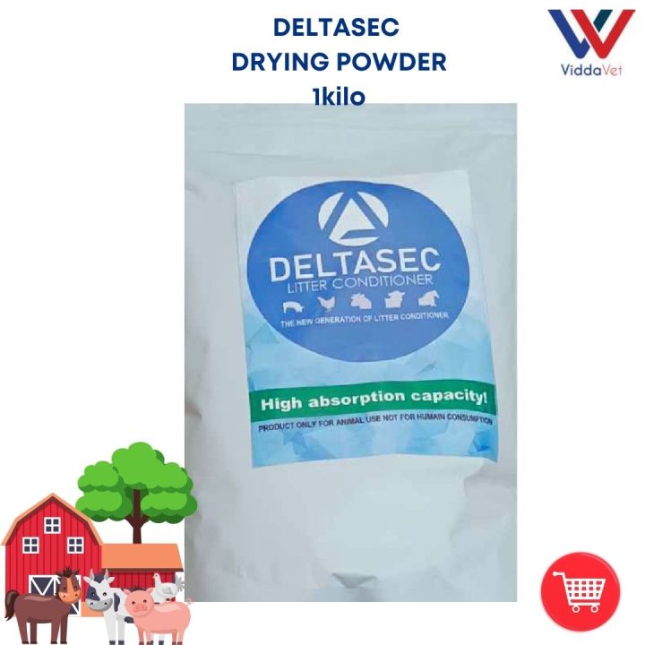 Deltasec 1kilo drying powder for pigs poultry cow horses livestock ...