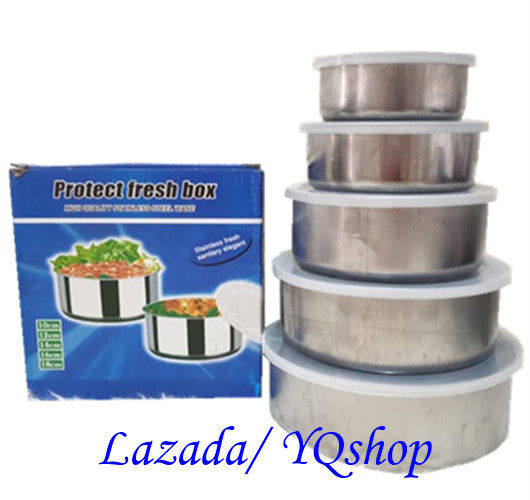 GXY 5in1 stainless ware protect fresh box | Lazada PH