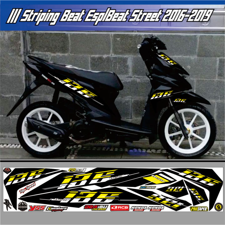 striping stiker beat sporty esp variasi simple elegan honda beat esp ...
