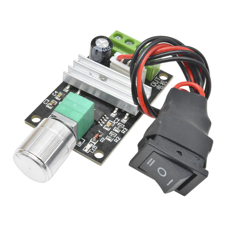 【READY】Aideepen 6V 12V 24V 28V 3A 80W DC Motor Speed Controller (PWM) Speed Adjustable ...