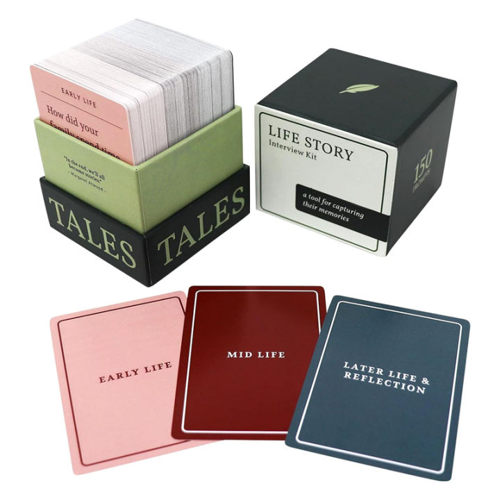 CozyCornerR Life Story Interview Kit Cards 150 Life Story Interview Kit ...