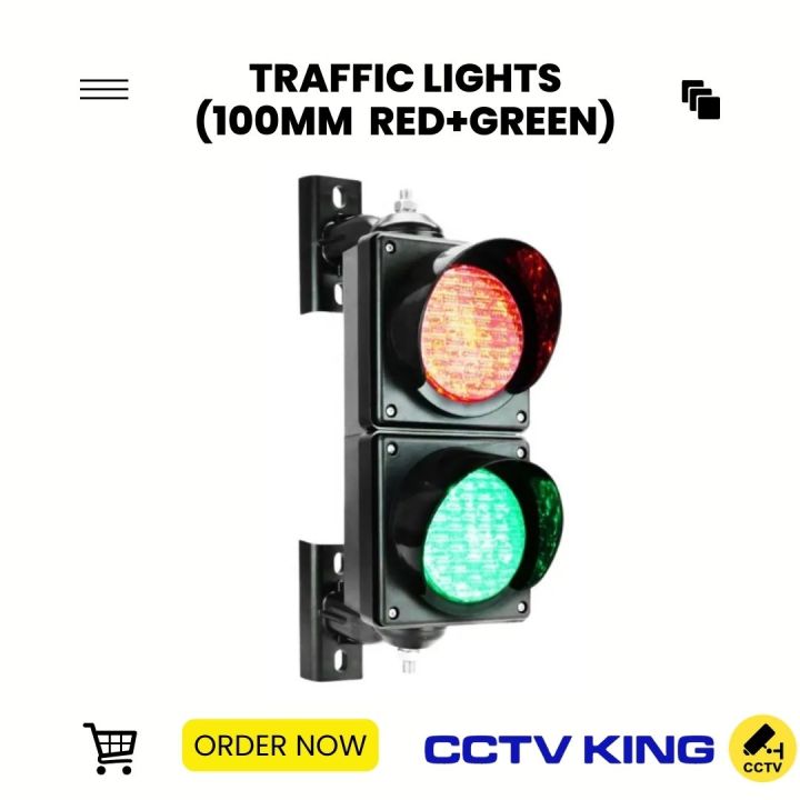 Traffic Light, 100mm Stop Light, 2-Color Traffic Light, Traffic ...