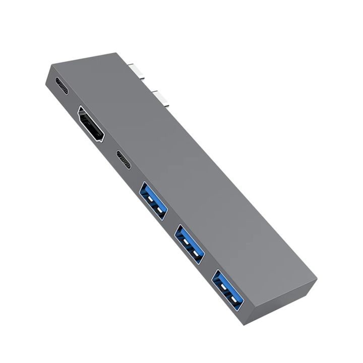 USB C Docking Station, with -Compatible, USB C,3 USB Multi-Port Adapter ...