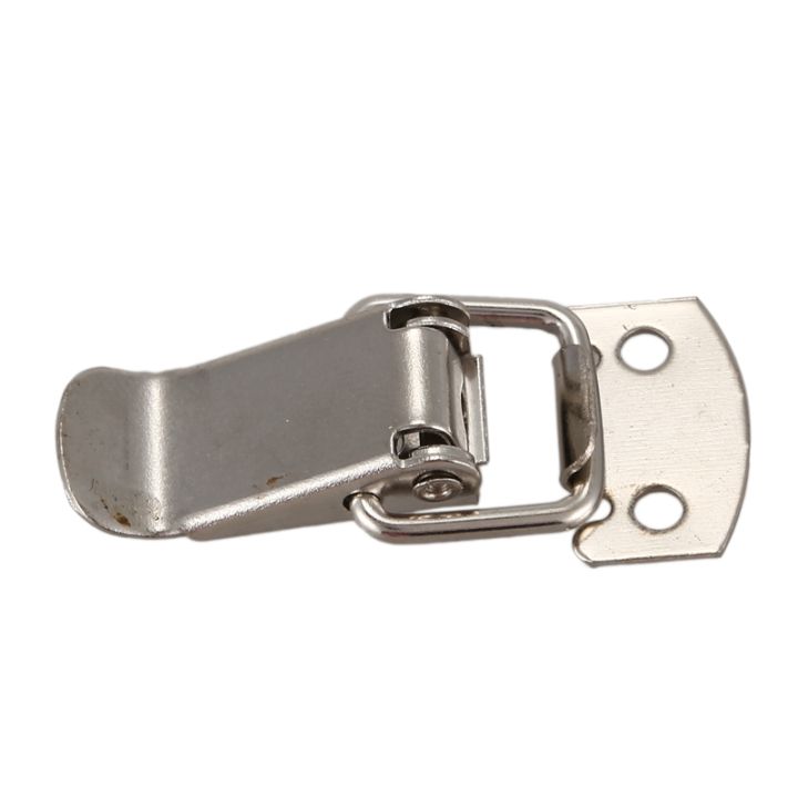 (IACY) Silver Tone Metal Toggle Draw Latch Straight Loop Catch 1.6 ...