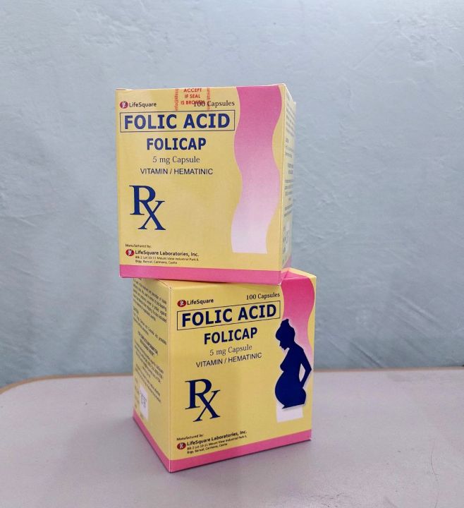 FOLIC ACID VITAMIN 5mg CAPSULE | Lazada PH