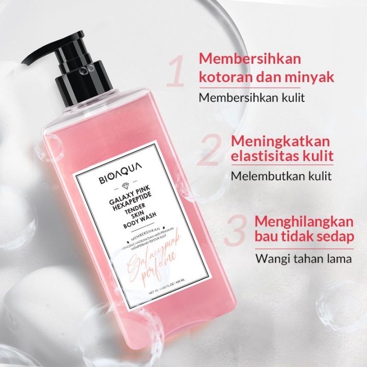 BIOAQUA Body Wash 400ml - Smooth Skin | Pore Refining | Tender Skin ...