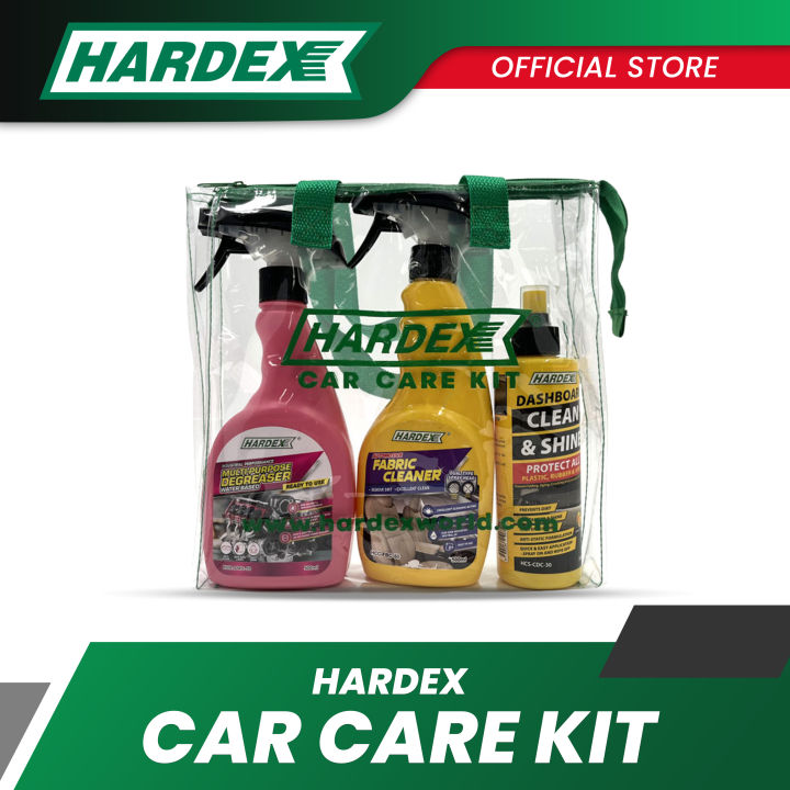 Hardex Car Care Kit (Multi-Purpose Degreaser, Interior Fabric Cleaner ...