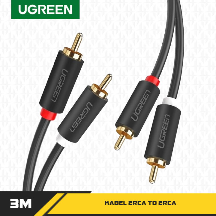 UGREEN 10519 Cable RCA Male To RCA Male Kabel Audio AV Home Theater ...