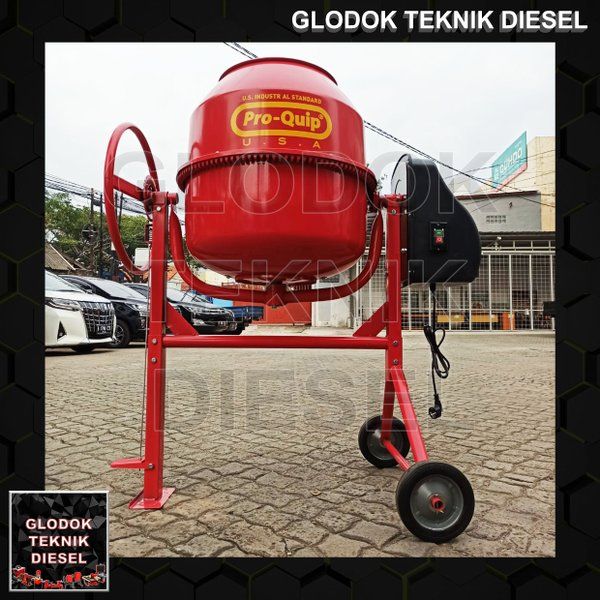 Mesin Pengaduk Semen Beton 180 L Liter Molen Mini Concrete Mixer ORIGINAL TERBAIK | Lazada Indonesia