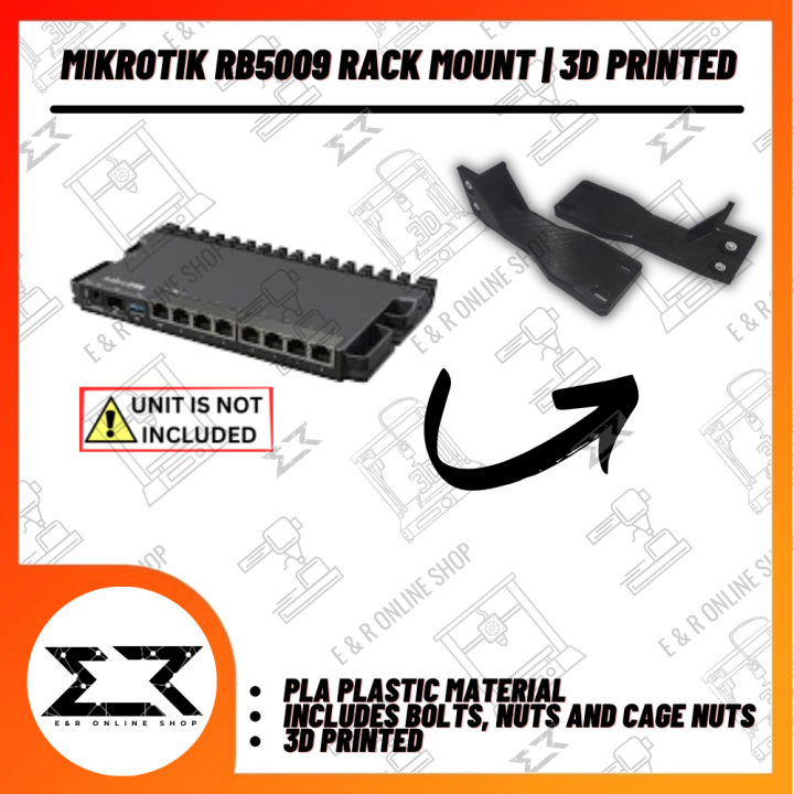 Mikrotik RB5009 Rack Mount Ears 3D Printed | Lazada PH