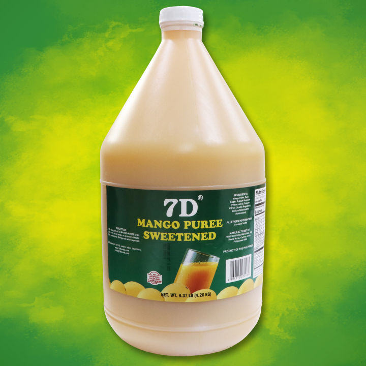 7D Mango Puree 1 Gallon (4 pcs.) | Lazada PH