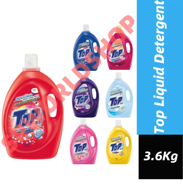 READY STOCK!!! Top Liquid Detergent - 7Variants 3.6kg Super Hygienic ...