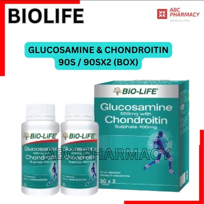 BIOLIFE Glucosamine & Chondroitin 90s / 90sX2 (BOX) (EXP05/26) (Joint ...