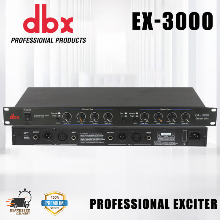 DBX EX-3000/EX4000+ Bass Booster MAXIMIZER Digital Audio Boost Sound ...