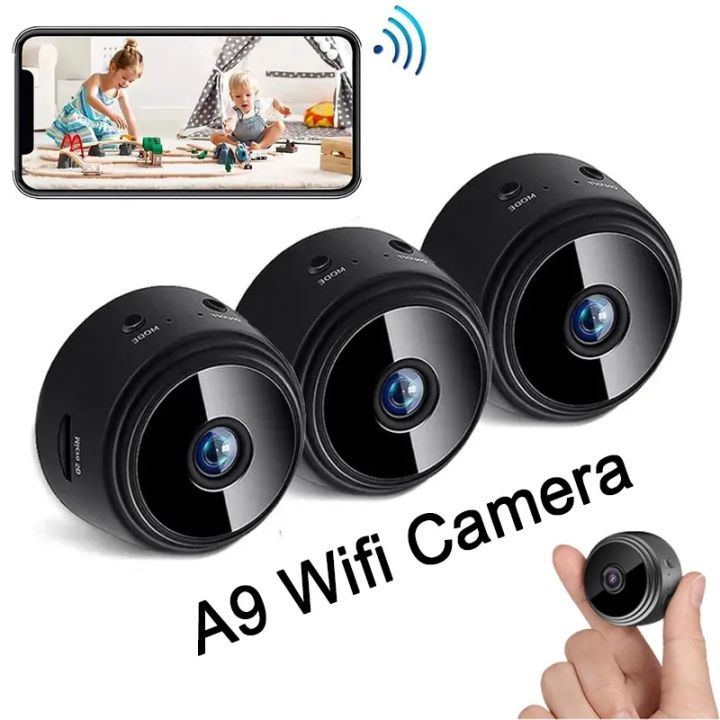 Mobile A9 1080P HD Wifi Mini Camera Surveillance Cameras Sensor ...