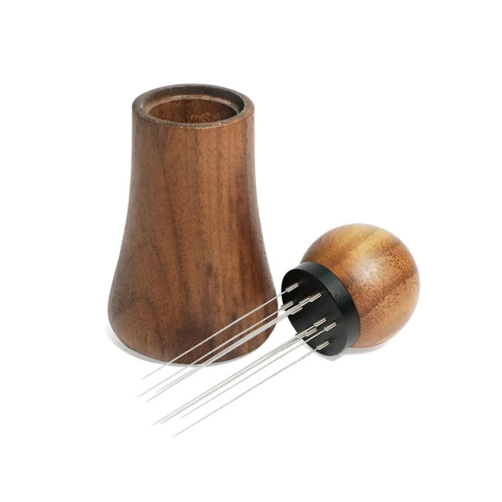 Coffee Stirrer Needles Espresso Distribution Tools Natural Walnut Wood ...