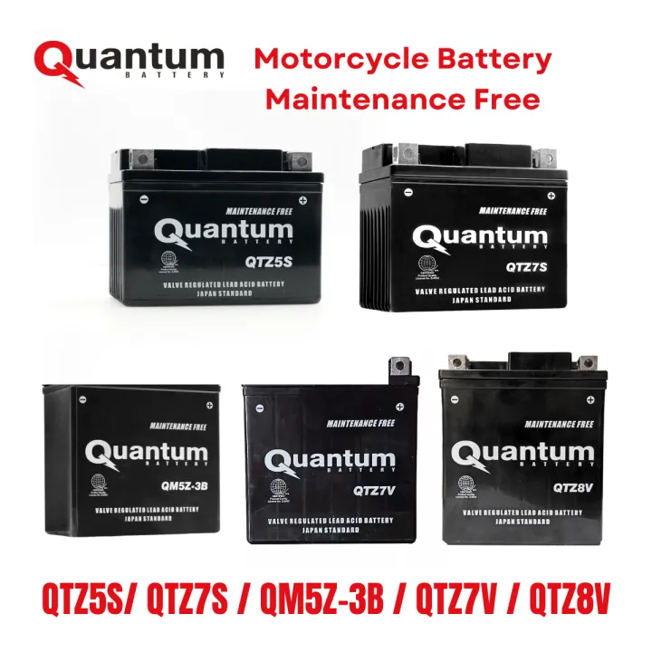 Quantum QTZ5S/ QTZ7S / QM5Z-3B / QTZ7V / QTZ8V -Motorcycle Battery ...