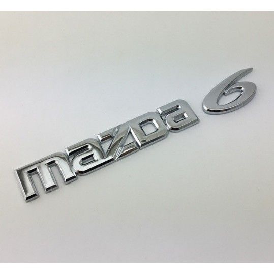 1Pc ABS Chrome MAZDA Letter Logo Car Auto Rear Trunk Emblem Sticker ...