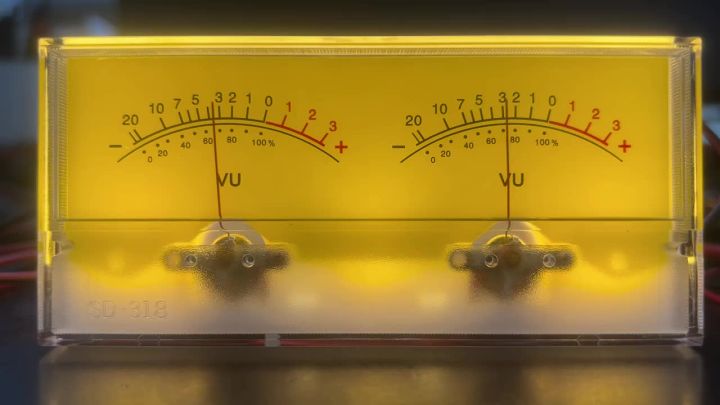 Taiwan-made High Precision VU Level Meter Tube Amplifier Tube Amp DB ...