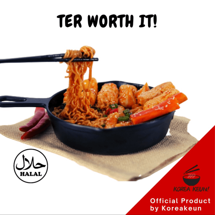 KOREAKEUN RABOKKI/ RAPOKI/ RAMYEON TOPOKKI / TTEOKBOKKI HALAL TER WORTH ...