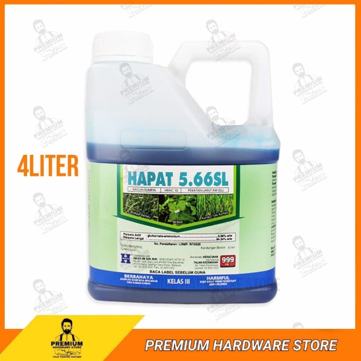 HALEX Hapat 4 Liter / Hapat 5.66 Herbicide / Weed for Glufosinate ...