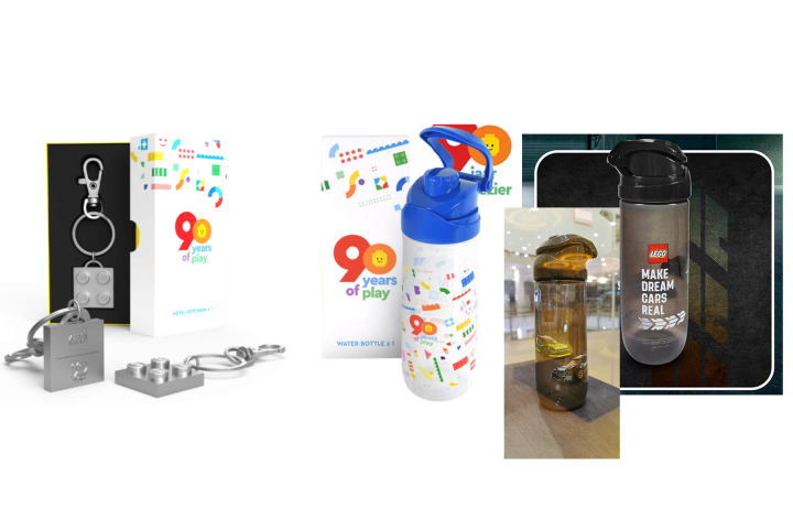 [BrickStory] LEGO Limited Edition 90 Years of Play Metal Key Chain or ...