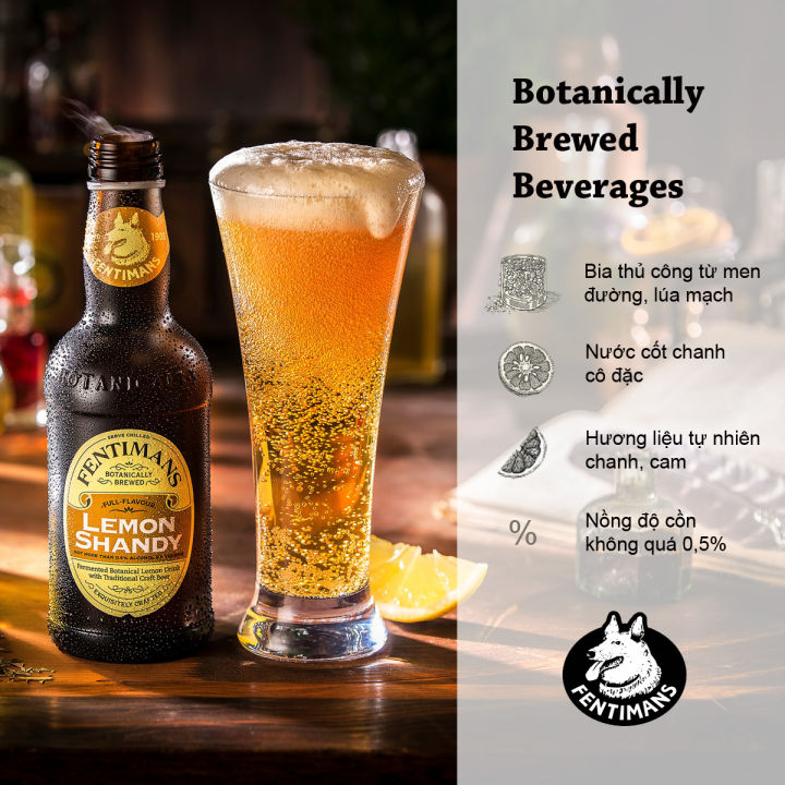 Fentimans Nước Giải Khát Thảo Mộc Lên Men Vị Chanh Lemon Shandy Anh ...