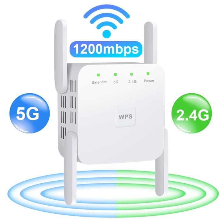 5G WiFi Repeater Wifi Amplifier Signal Wifi Extender Network Wi fi ...
