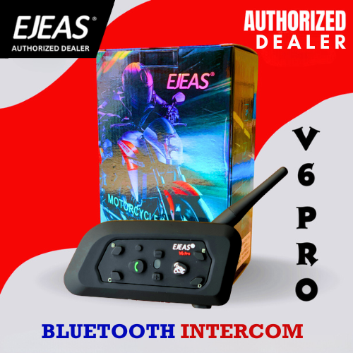EJEAS V6 Pro Helmet Intercom Bluetooth Motorcycle Wireless Earphone ...