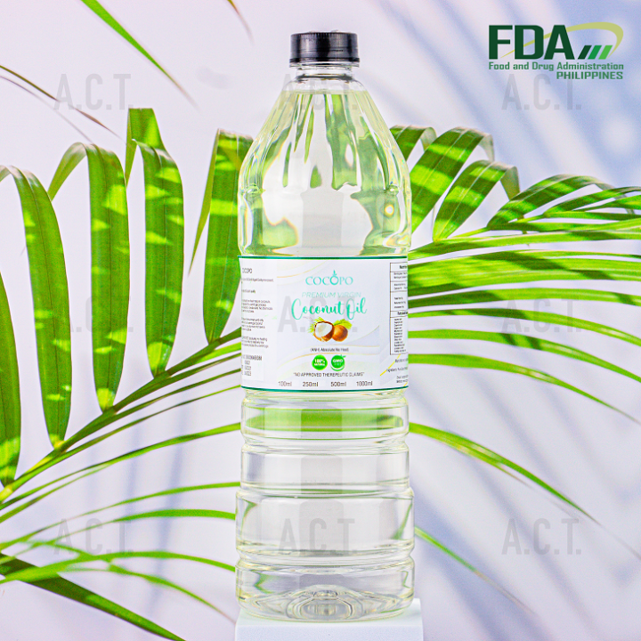 Cocopo Virgin Coconut Oil(1 bottle) 1Liter premium virgin oil (VCO) Not ...