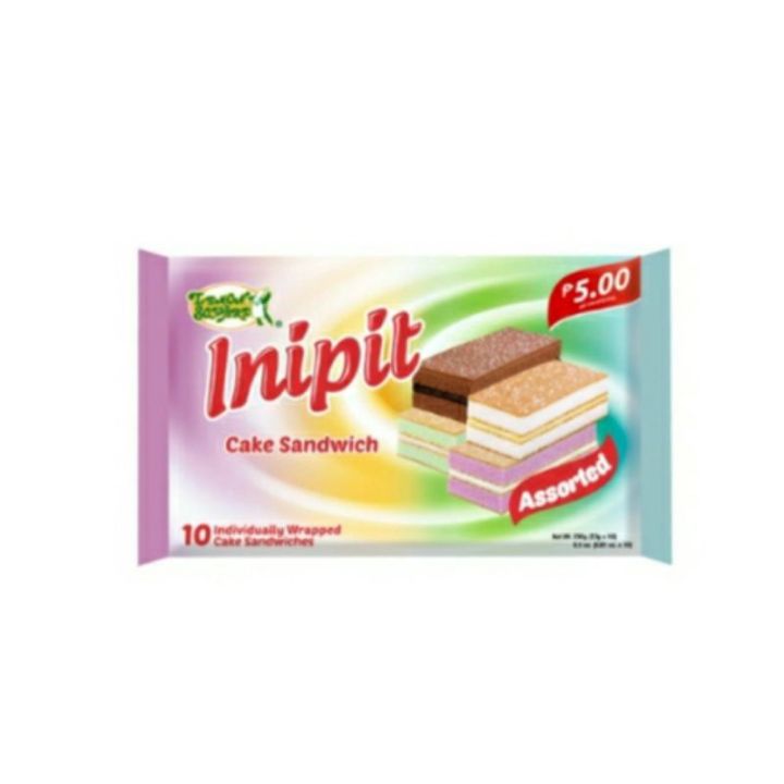 Lemon Square Inipit Cake Sandwich (23g x 10 ) | Lazada PH