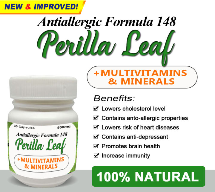 ANTIALLERGIC FORMULA 148 PERILLA LEAF CAPSULES (MAIN) | Lazada PH