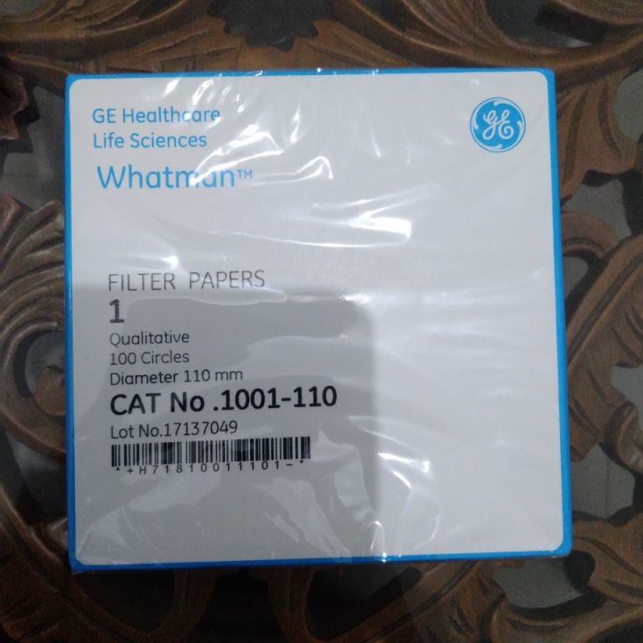 filter paper whatman kertas saring 110 mm 11 cm 1001-110 isi 100 ...