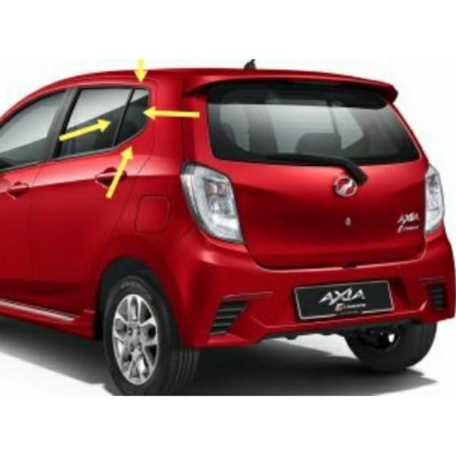 PERODUA AXIA REAR QUATER GLASS WINDOW RUBBER | Lazada