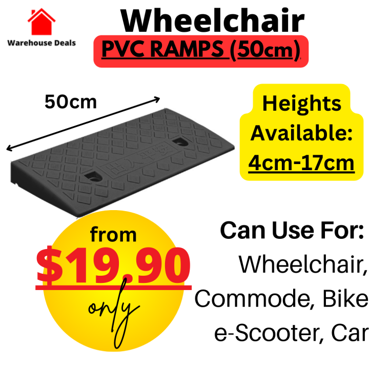 Wheelchair Ramp Lightweight PVC Ramp for Wheelchair | Lazada Singapore