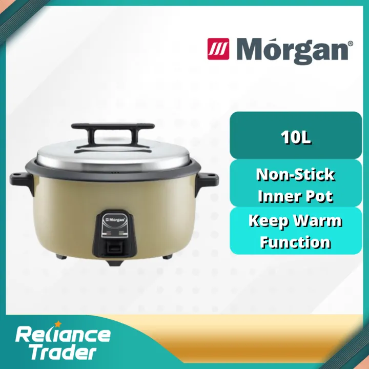 MORGAN/PENSONIC Commercial Rice Cooker MCR-VAST10 (10L) / PRC-1000A ...
